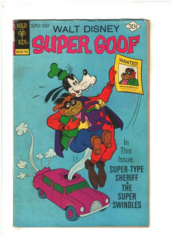 Walt Disney Super Goof #41 GD/VG 3.0 Gold Key Comics 1977 ...