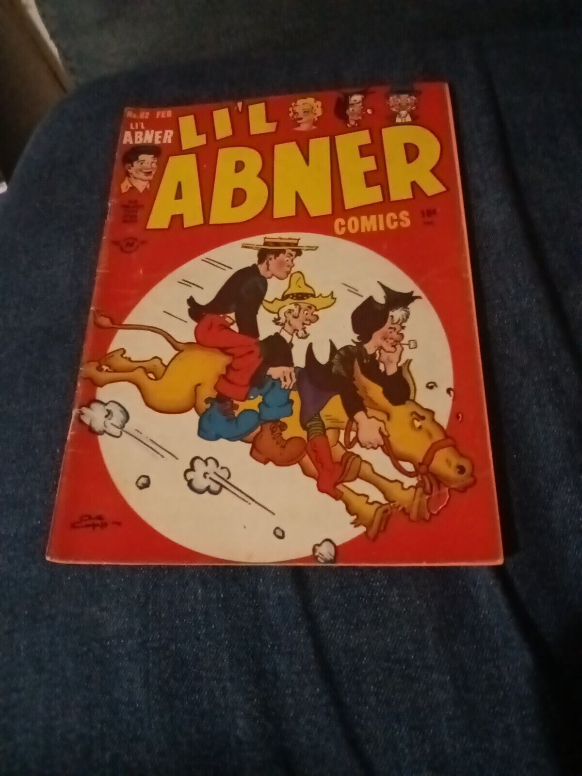 LI'L ABNER #62 Golden Age Al Capp's Cartoon Strip Characters Harvey ...