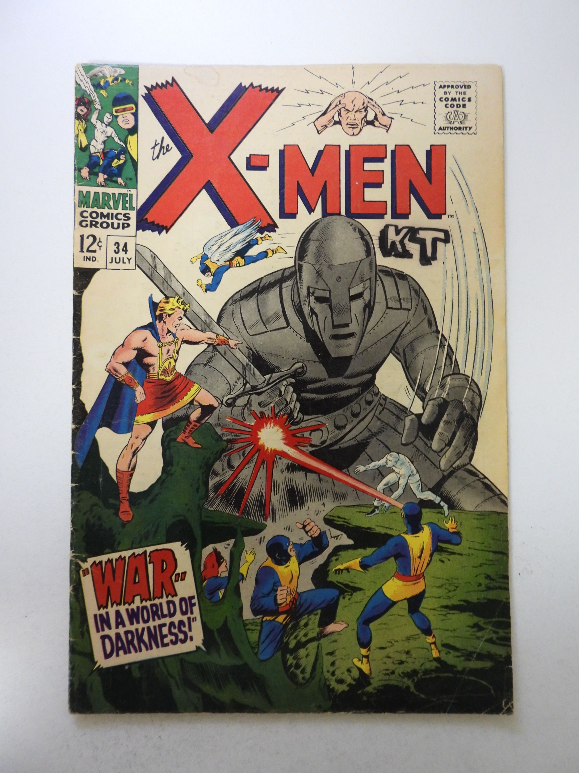 The X-Men #34 (1967) VG condition "ink front cover" | Comic Books ...