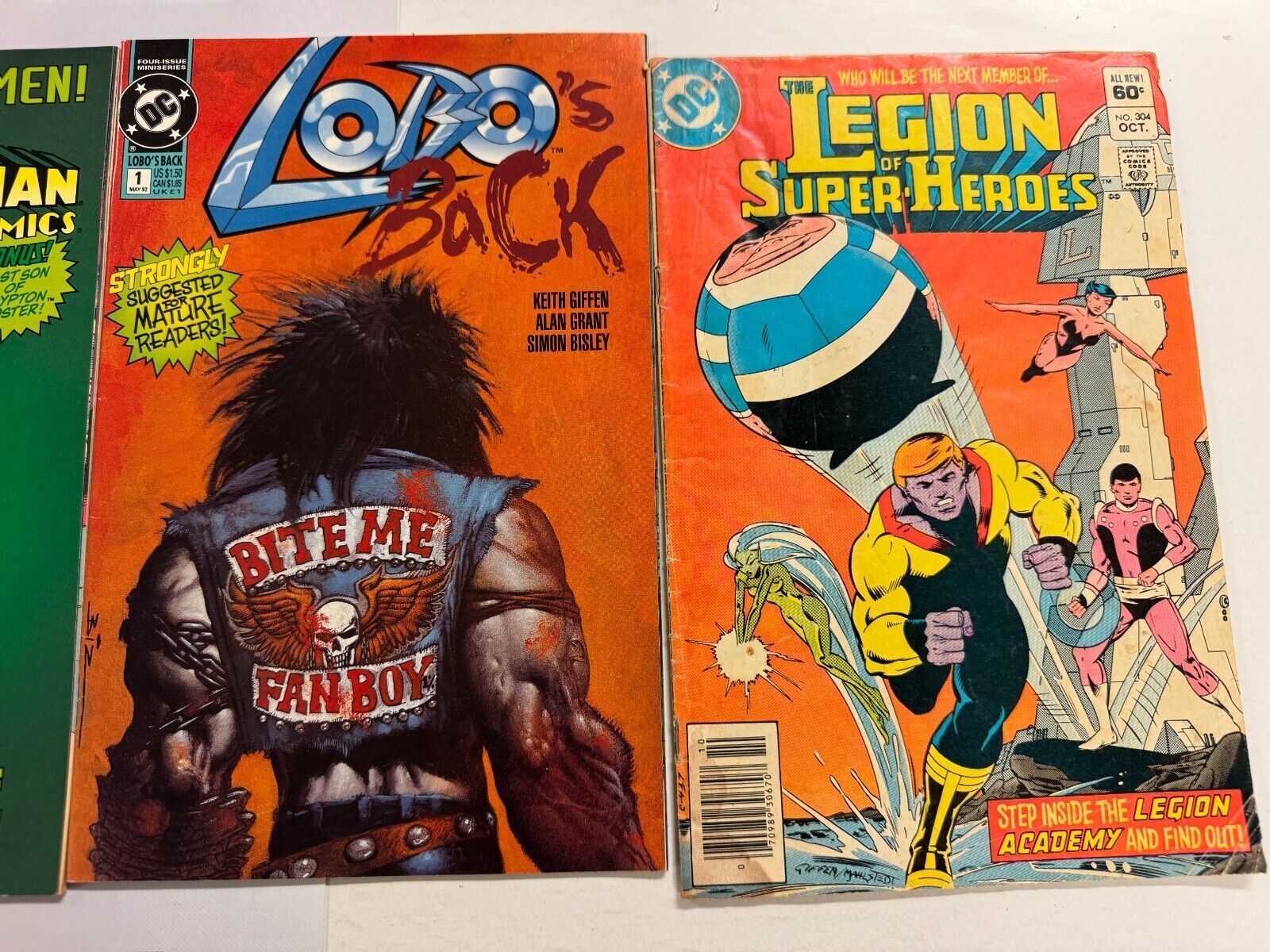 4 DC Comic Book Robin III 1 Action Comics 687 Lobo's Back 1 L of SH 304 ...
