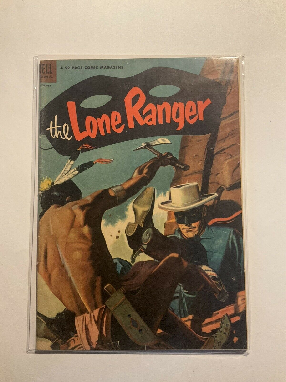 Lone Ranger # 64 (Dell) Fine 6.0 Tonto - Silver - Scout - TOM Gill Art ...