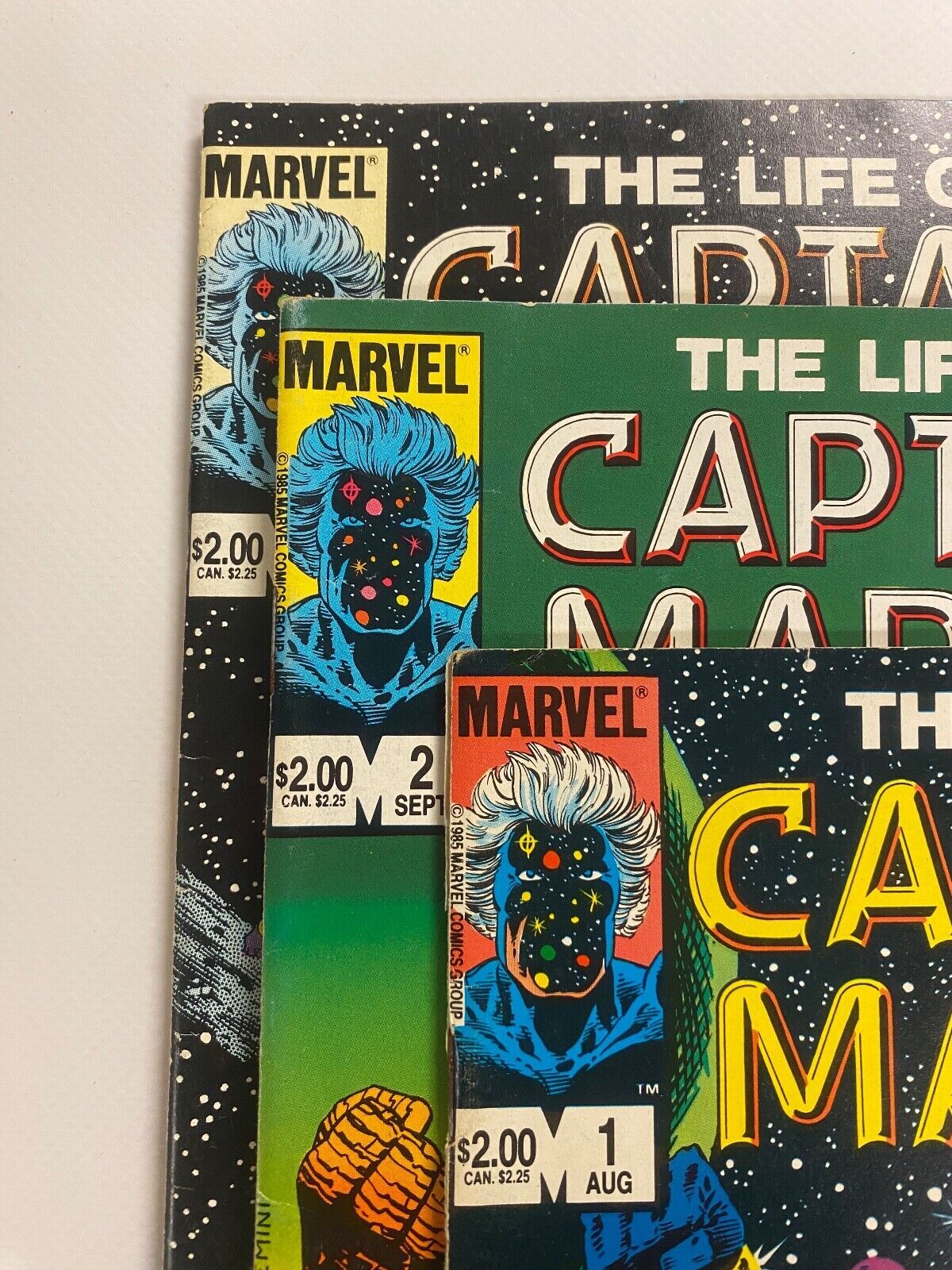 3 The Life of Captain Marvel Marvel Comics #1 2 3 Spider-Man X-Men 54 ...