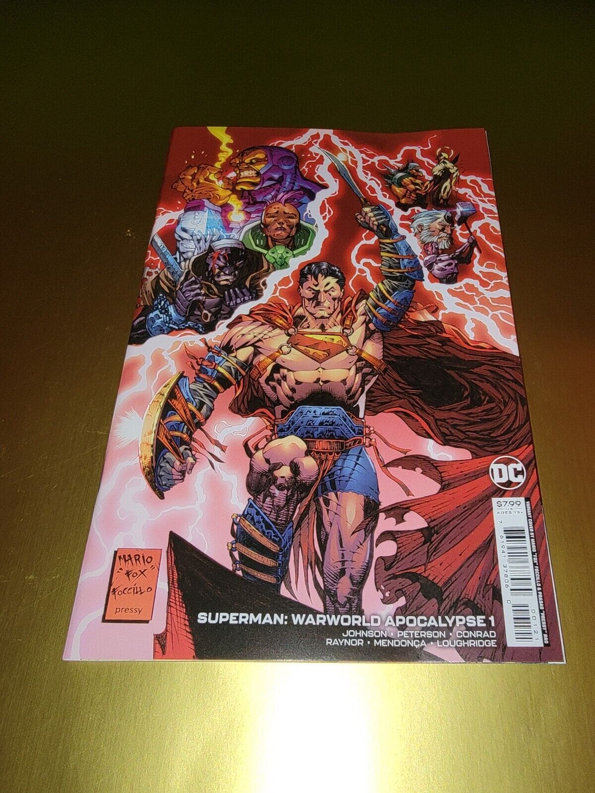 Superman Warworld Apocalypse 1 Nm Mario Foccillo Philip Kennedy Johnson