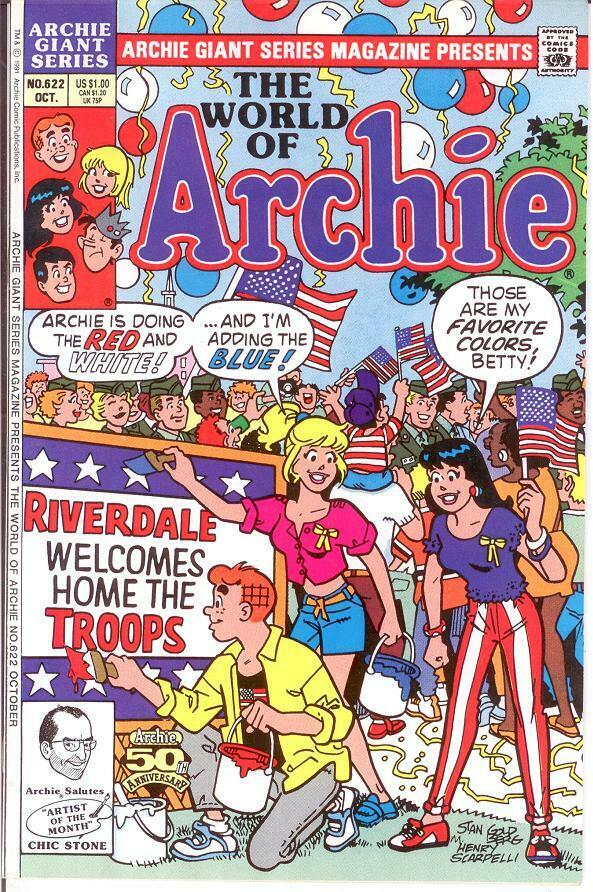 Archie Giant Series (1954-1992)622 Vf-Nm World of Archi Comics Book ...