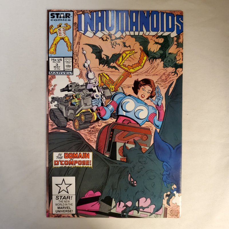 Inhumanoids 3 Very Fine/Near Mint | Comic Books - Copper Age, Marvel ...