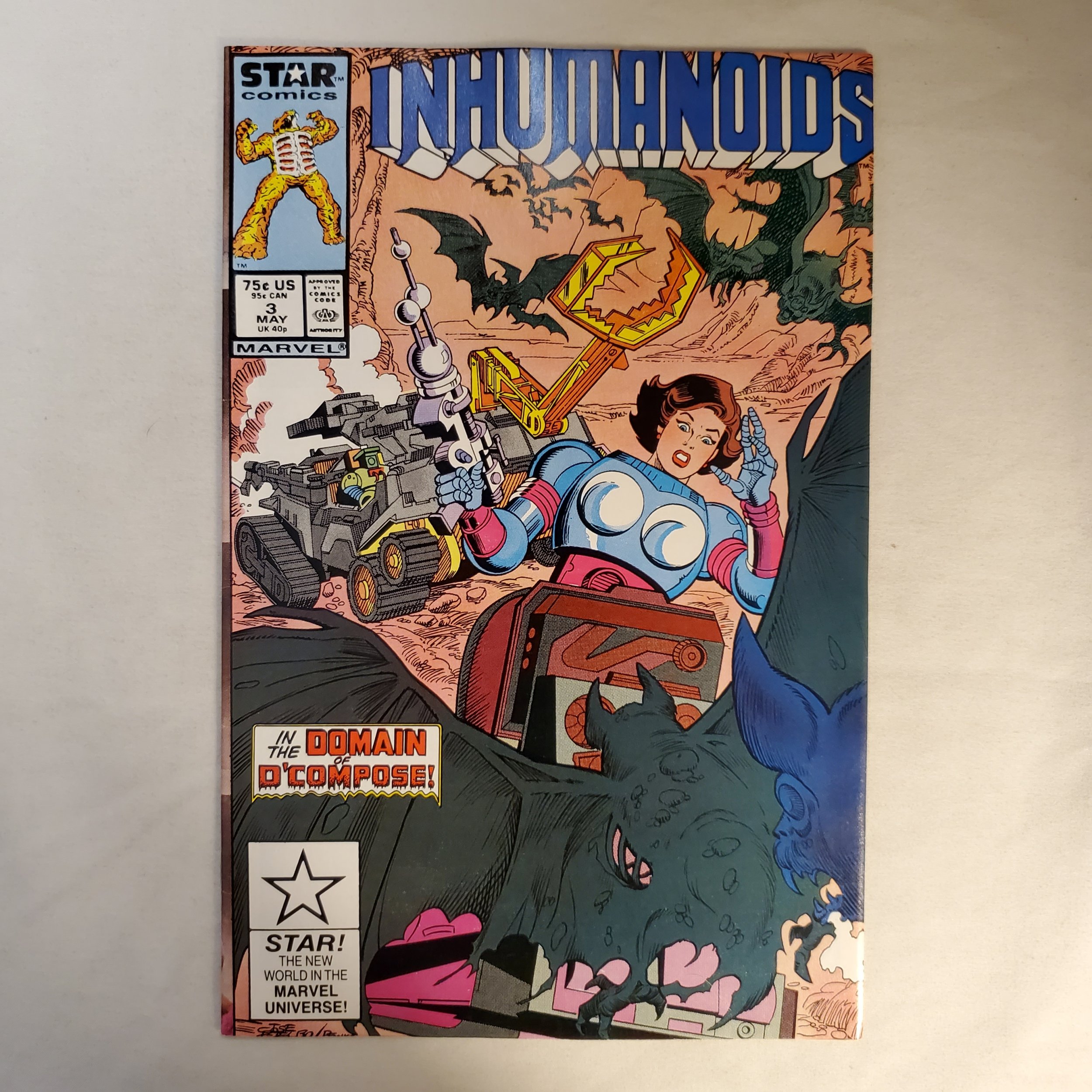 Inhumanoids 3 Very Fine/Near Mint | Comic Books - Copper Age, Marvel ...