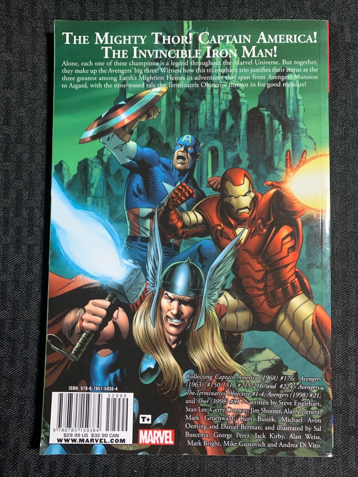 2012 THE AVENGERS The Big Three SC VF- 7.5 1st Marvel Comics | Comic ...