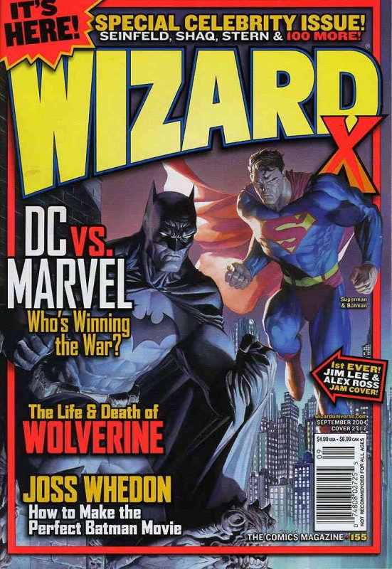 Wizard: The Comics Magazine #155B VG ; Wizard | low grade comic Jim Lee ...