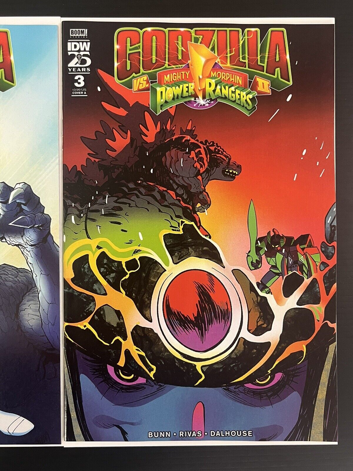 Godzilla VS Mighty Morphin Power Rangers II #3 a + 1:10 Gorham In-Hand ...