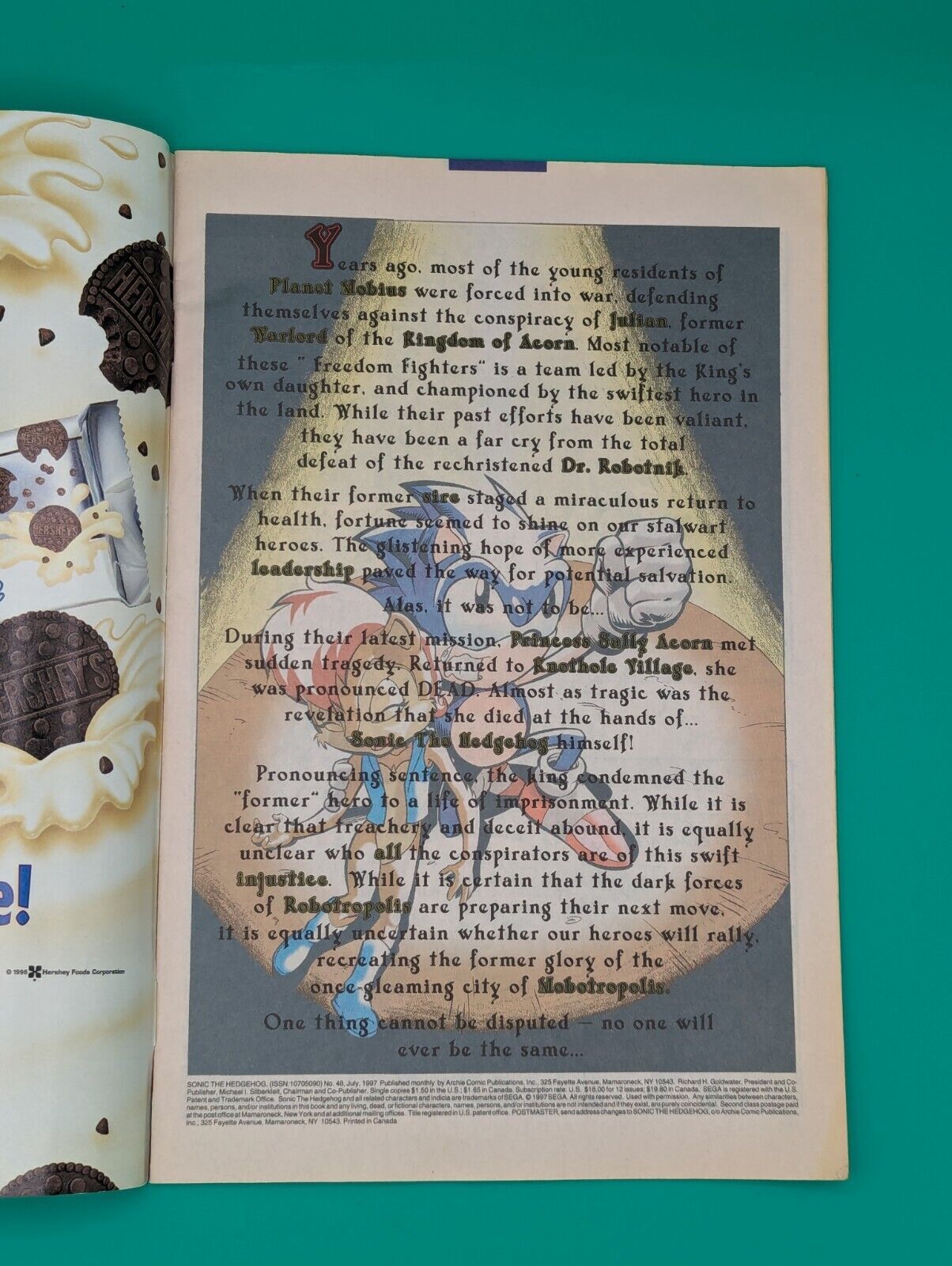 SONIC The HEDGEHOG 1997 Comic #48 END GAME 2 of 4 KNUCKLES Bagged ...