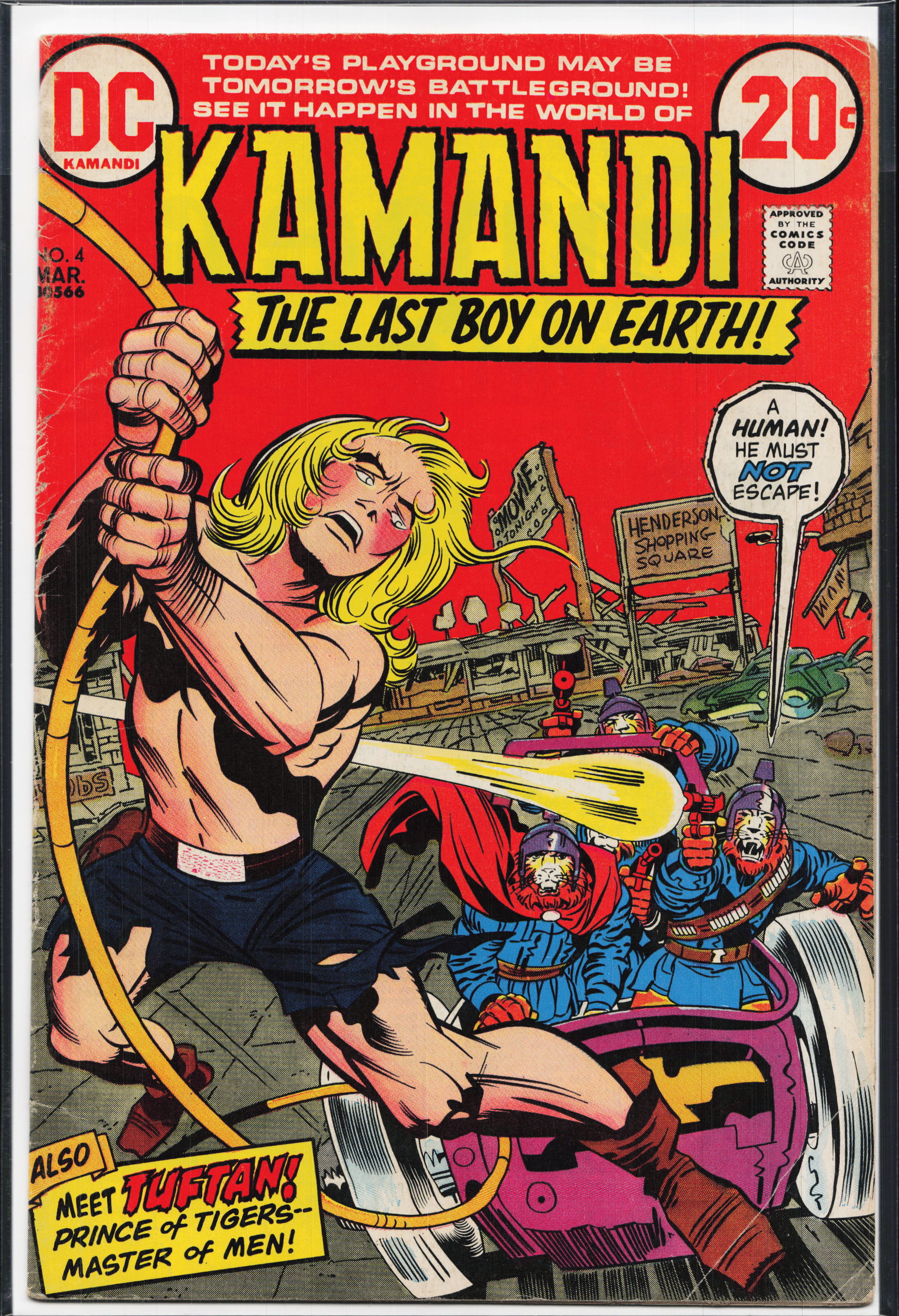 Kamandi, the Last Boy on earth #4 (1973) Kamandi | Comic Books - Bronze ...