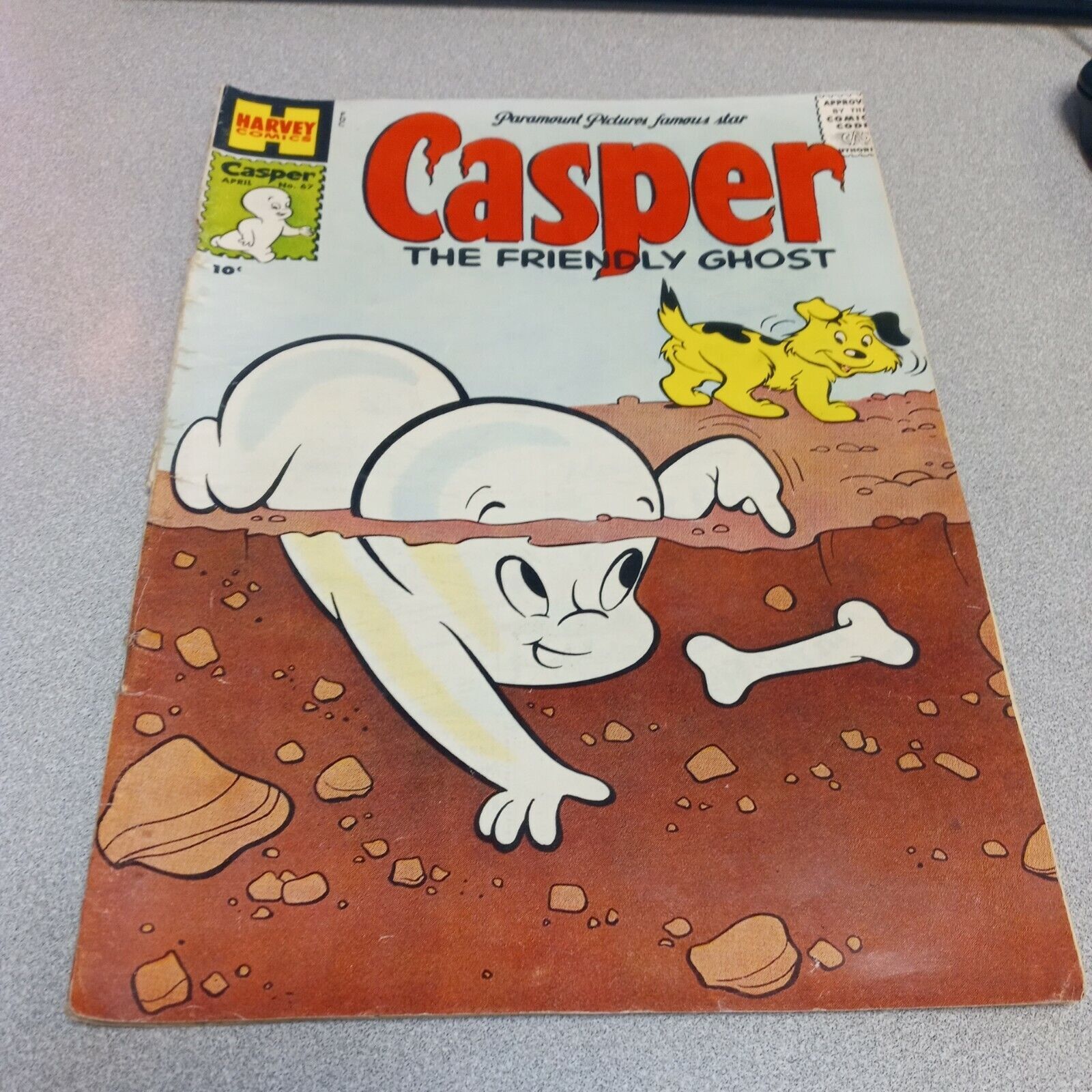 CASPER THE FRIENDLY GHOST #67 HARVEY COMICS APRIL 1958 silver age ...