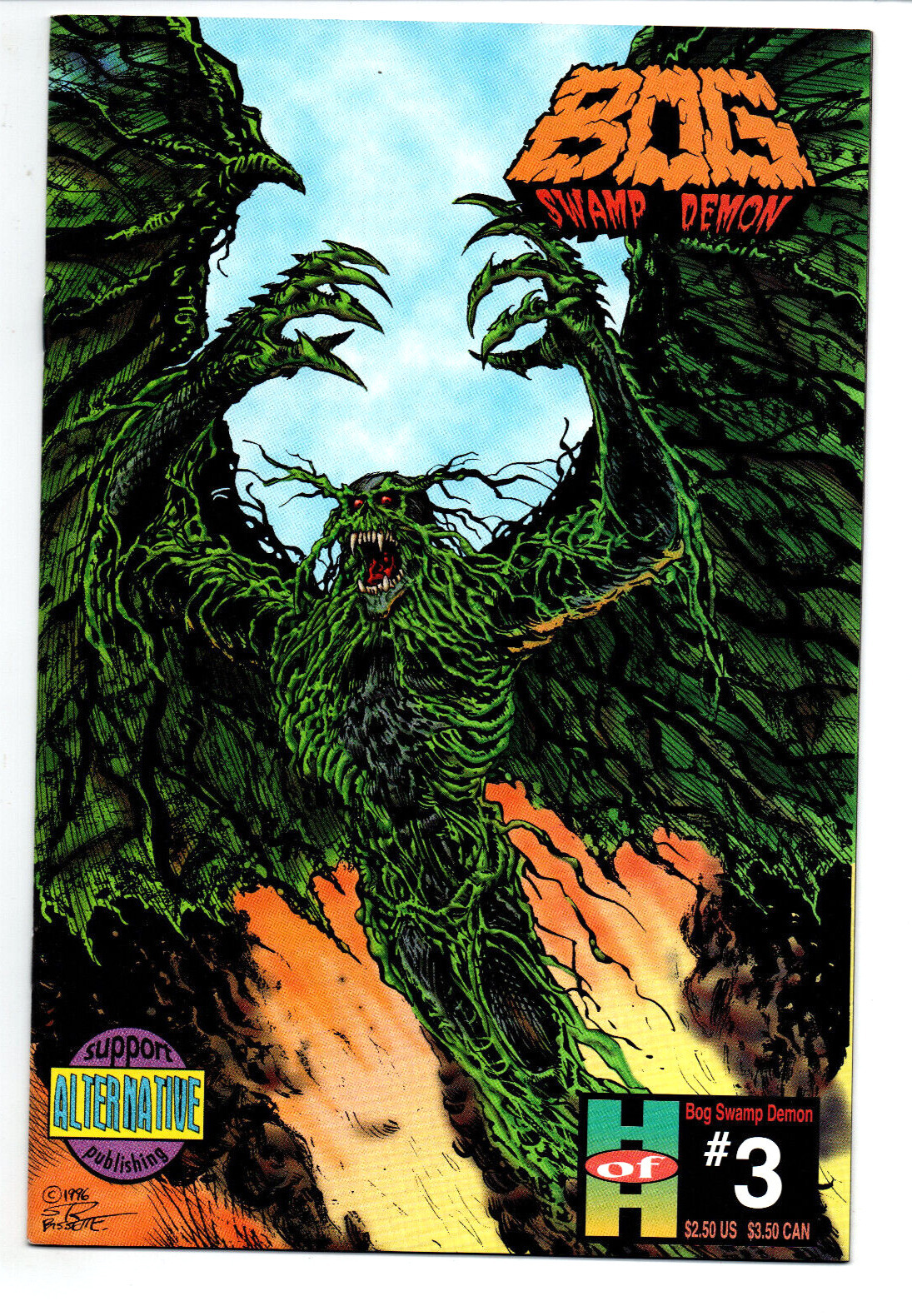 Bog Swamp Demon #1 2 3 & 4 Complete Set - Hall of Heroes - 1996 - NM ...