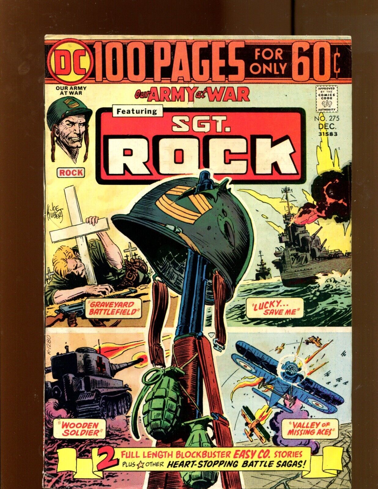 Our Army At War #275 - Joe Kubert Cover Art! (5.5) 1974 | Comic Books ...