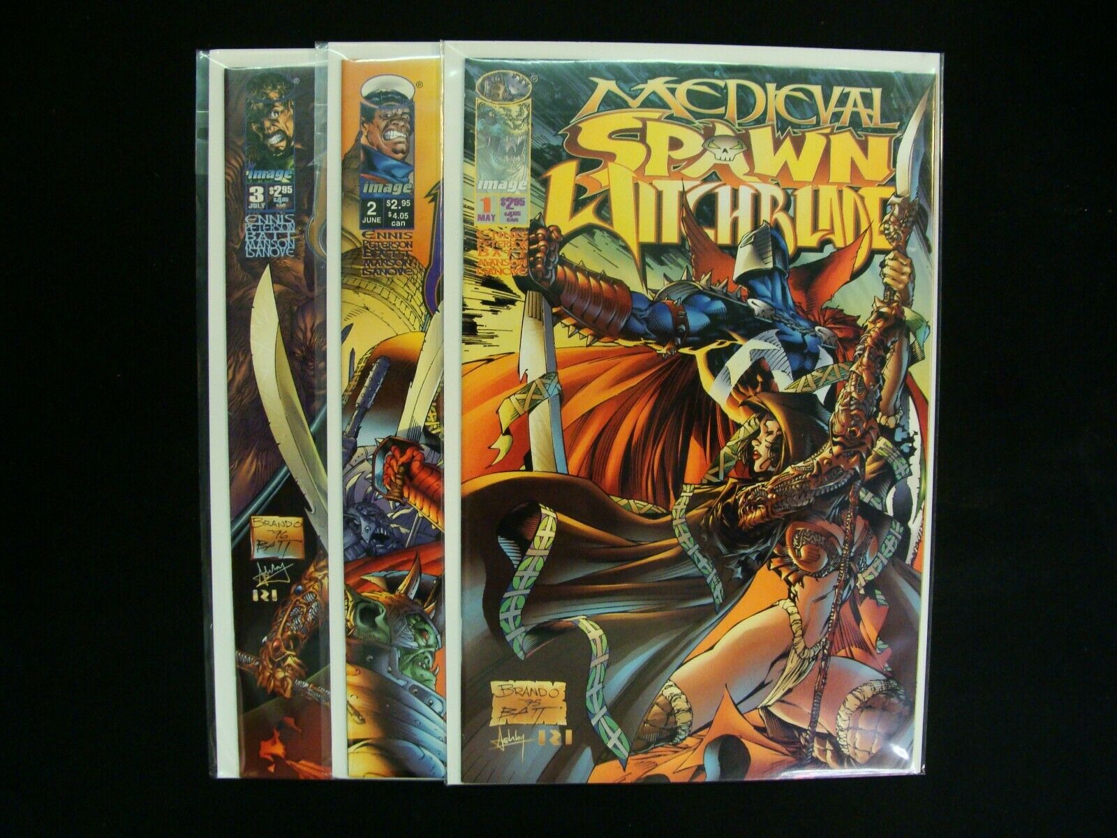 Medieval Spawn Witchblade #1-3 Complete Set Run Image Comics | Comic ...