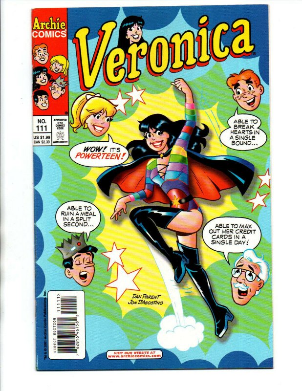 Veronica #111 - Impossible Ghost - Archie - ULTRA RARE - 2001 - VF/NM ...