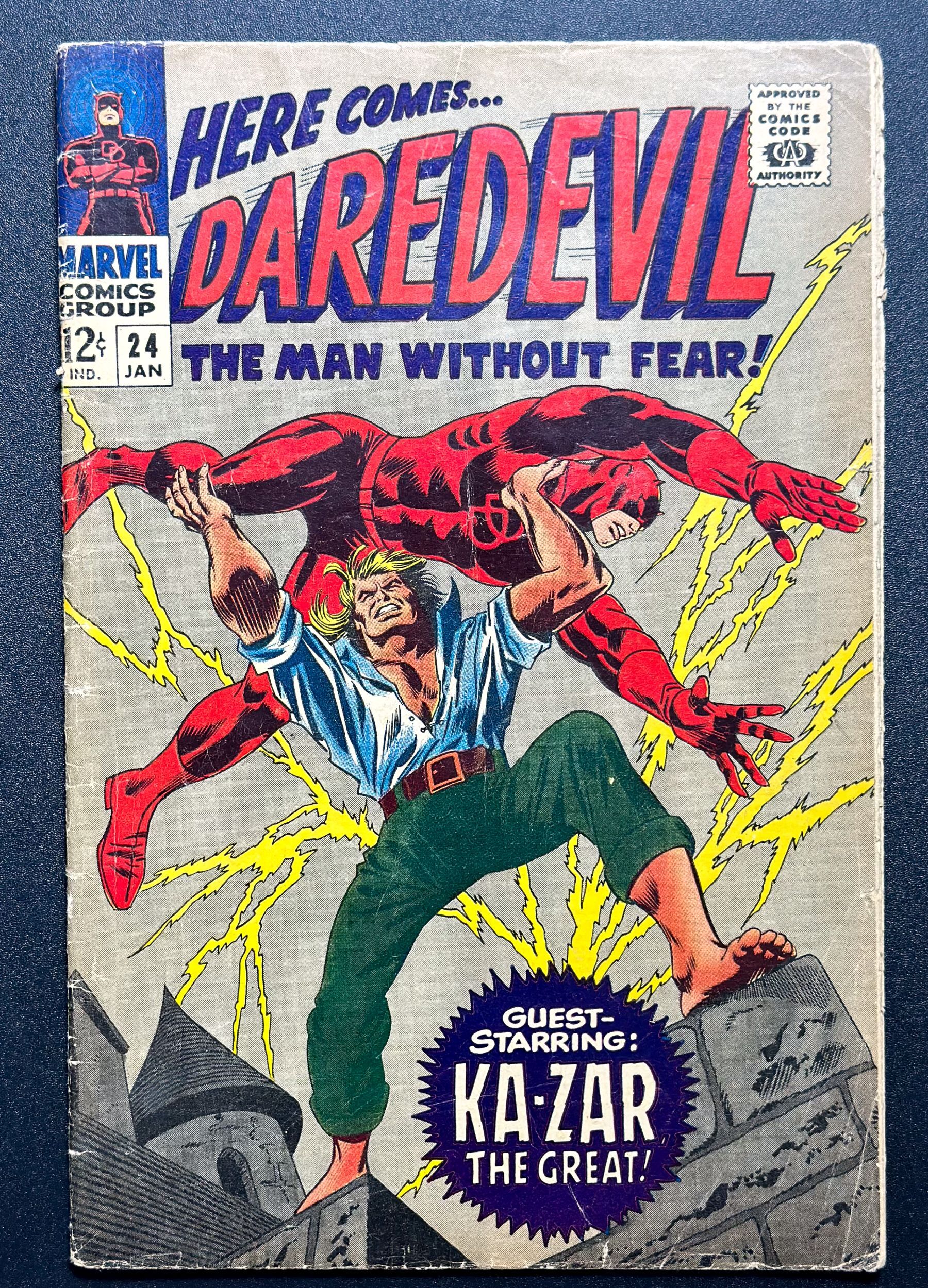 Daredevil #24 (1967) Ka-Zar App - VG+ - Silver age | Comic Books ...