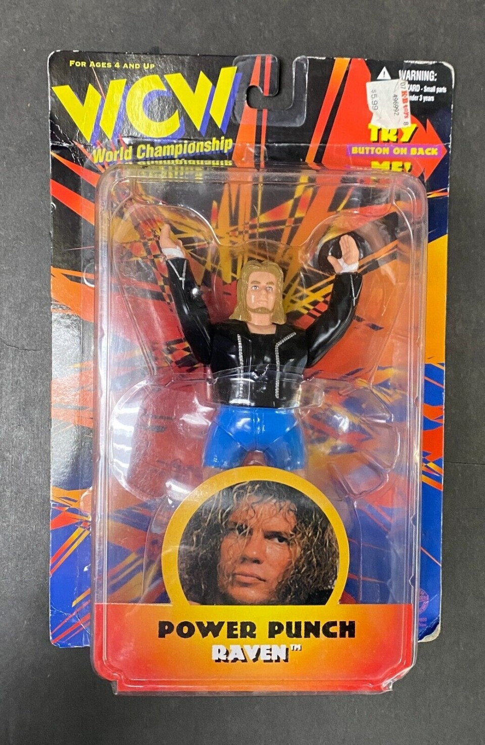 Power Punch Raven WCW OSFTM Action Figure 1998 | Comic Books - Modern ...