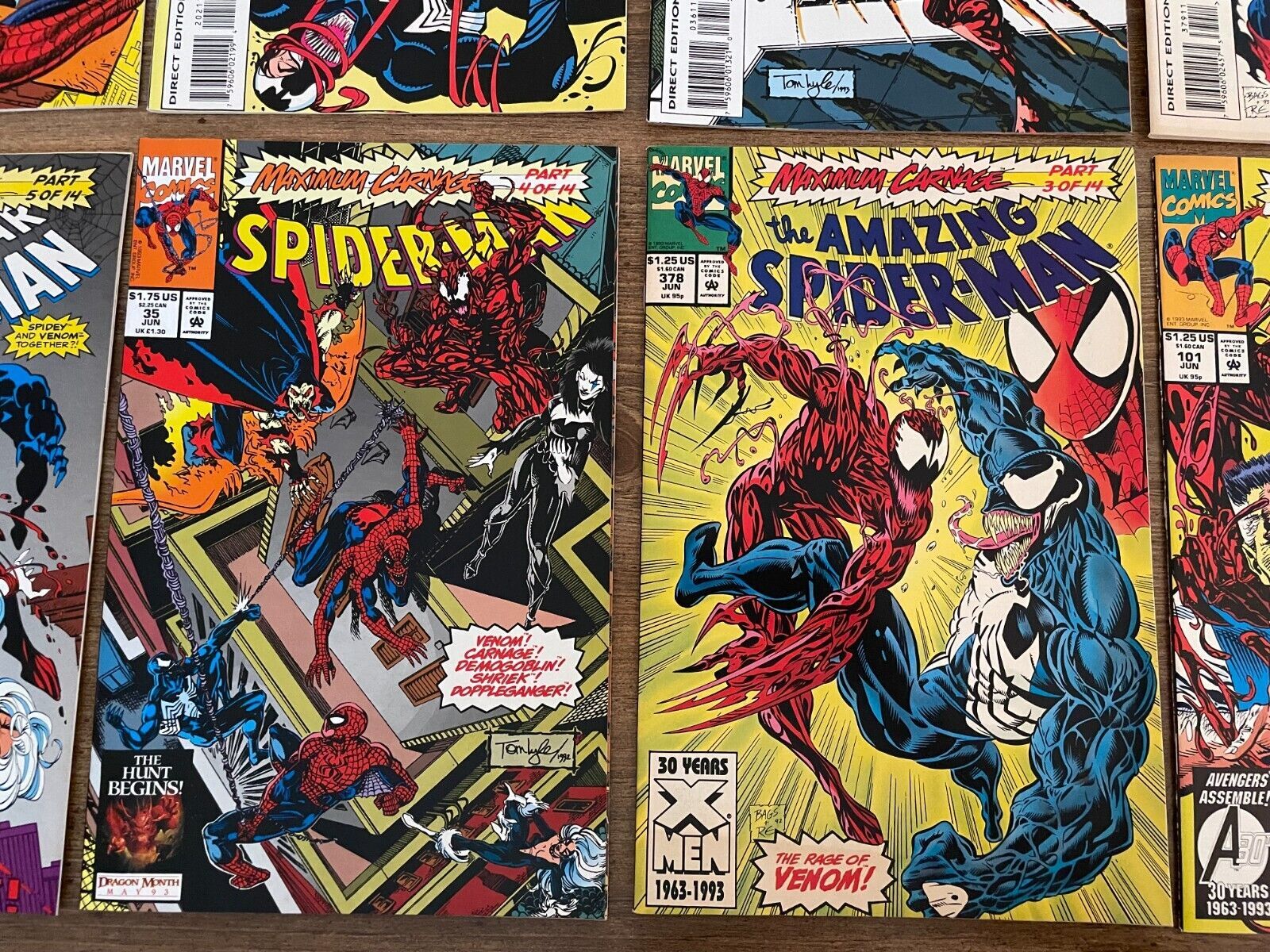 13 Spider-Man Maximum Carnage Marvel Comics Part # 1-11 + 13-14 Amazing ...