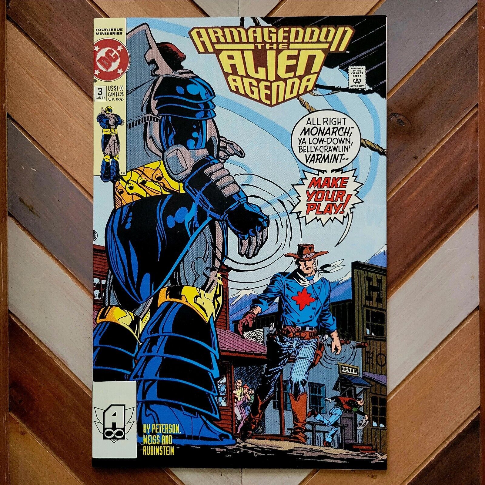ARMAGEDDON ALIEN AGENDA #1-4 (DC 1991) Complete Mini-Series HI GRADE ...
