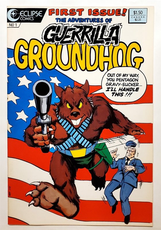 Guerrilla Groundhog #1 (Jan 1987, Eclipse) 8.0 VF | Comic Books ...