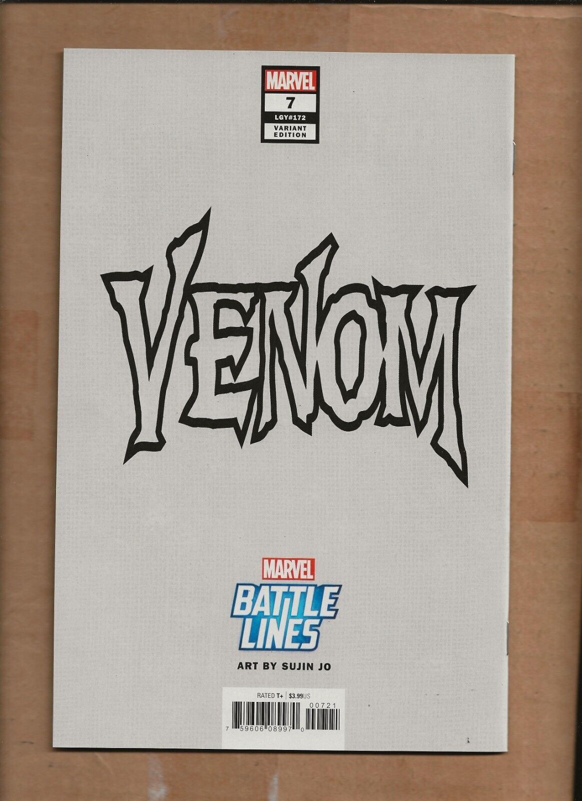 Venom #7 Battle Lines JO Variant 1st Cameo Appeance Dylan Brock Marvel ...
