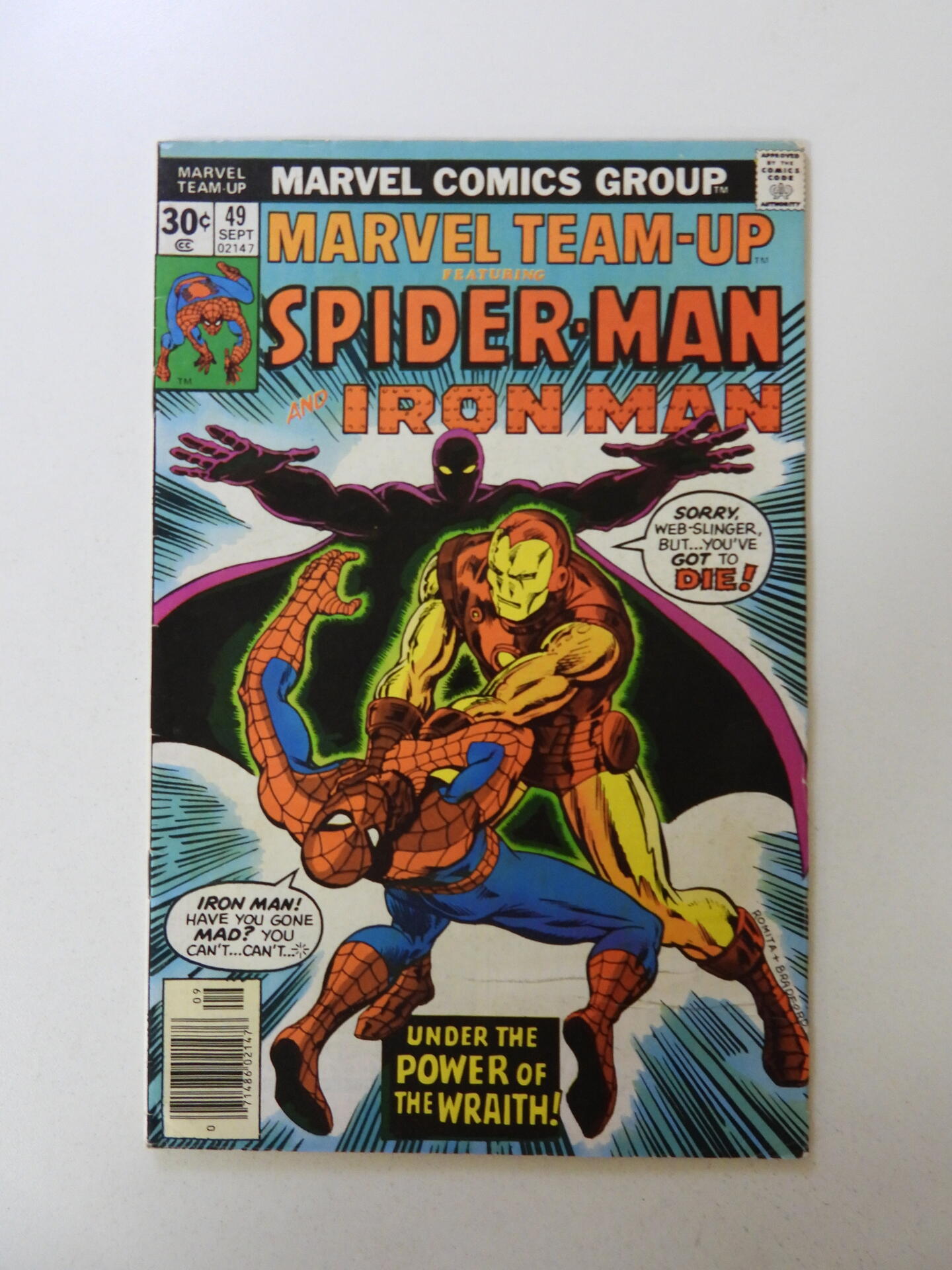 Marvel Team-Up #49 Iron Man and Spidey! Sharp VG/Fine Condition ...