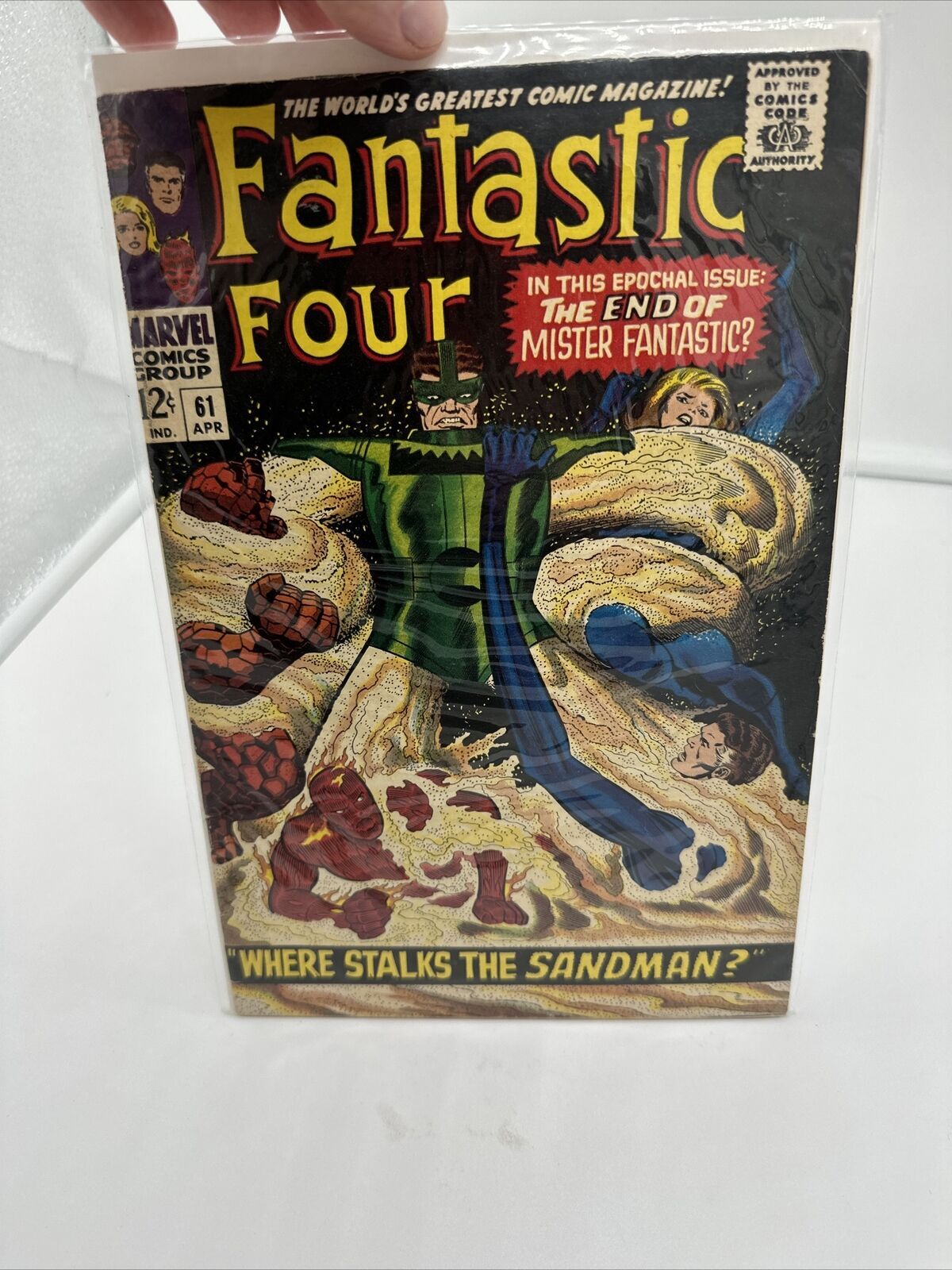 Fantastic Four #61 Kirby Sandman Silver Surfer Inhumans Peter Parker ...
