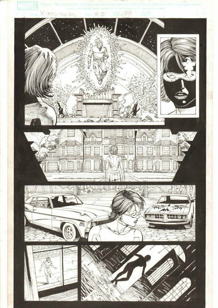X-Men: The End #15 p.20 - Marvel Girl Rachel Summers art by Sean Chen ...