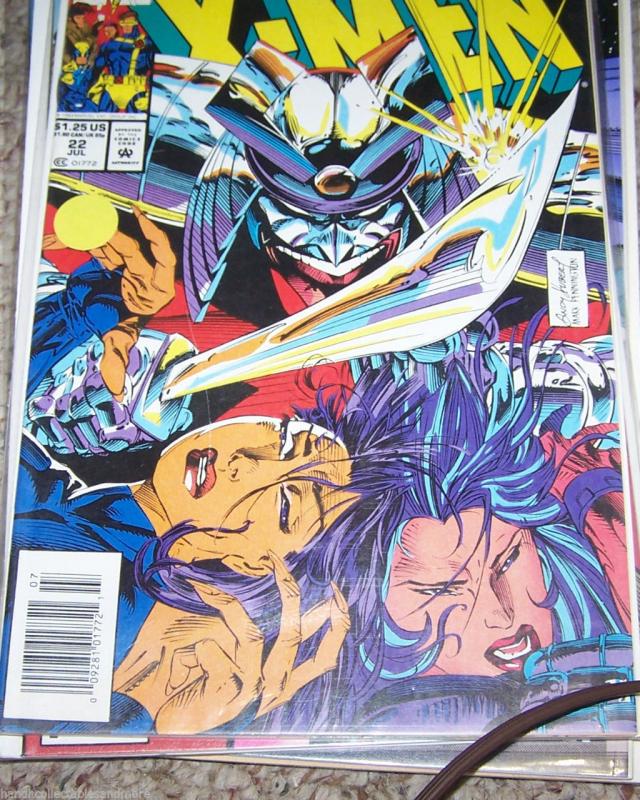 X MEN COMIC # 22 psylocke +revanche + betsy braddock silver samuri ...