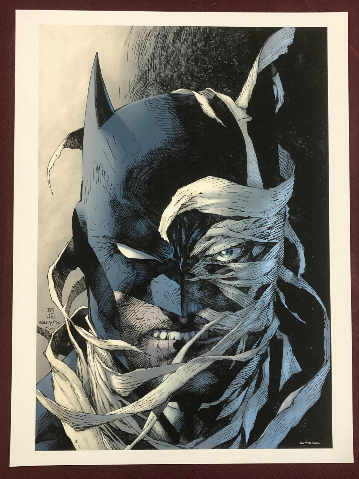 JIM LEE BATMAN POSTER 12 X 16" Justice League HUSH Poster NM SHIPPED ...