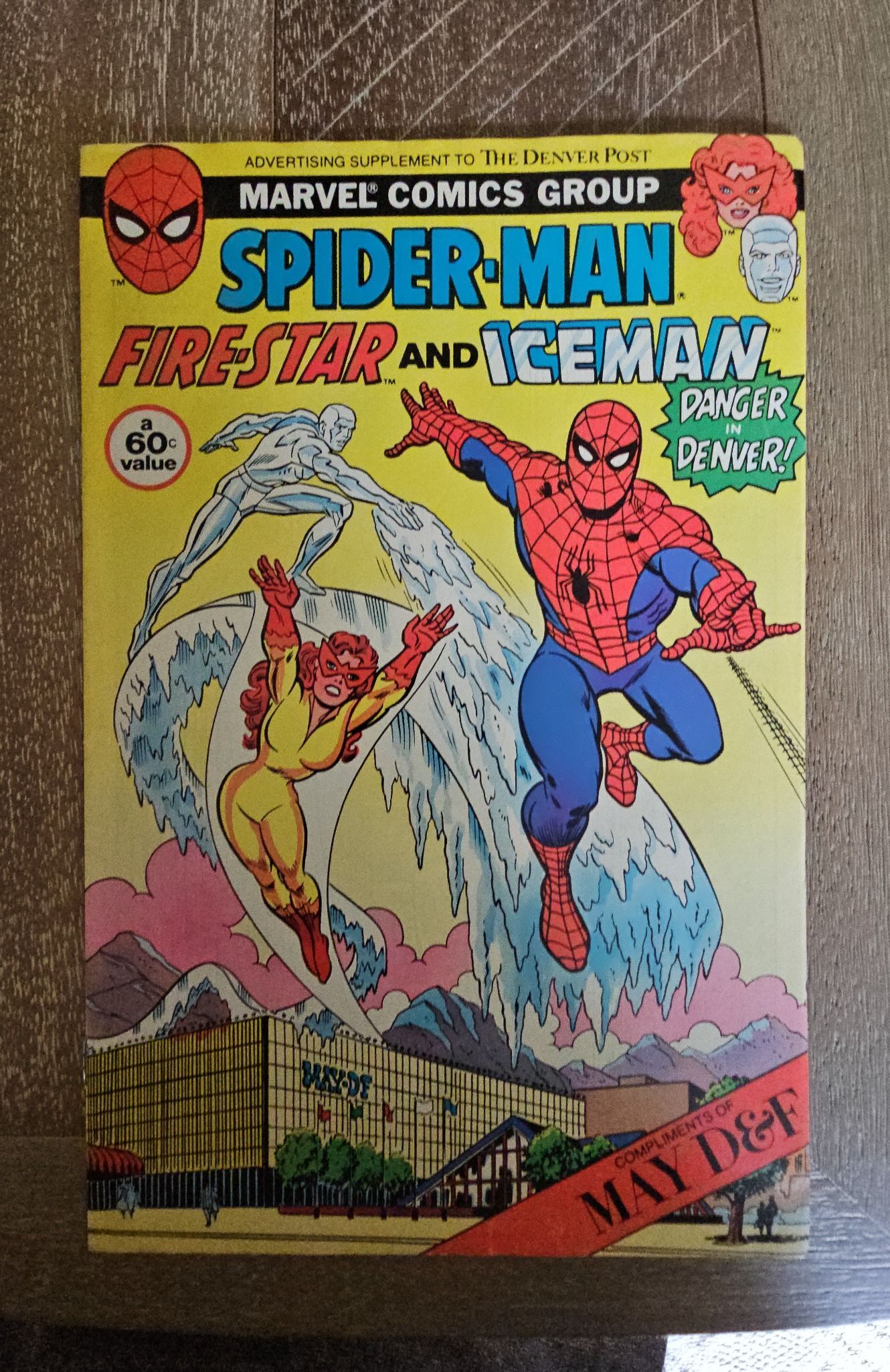 Spider-Man, Fire-Star and Iceman (1983) | Comic Books - Bronze Age ...