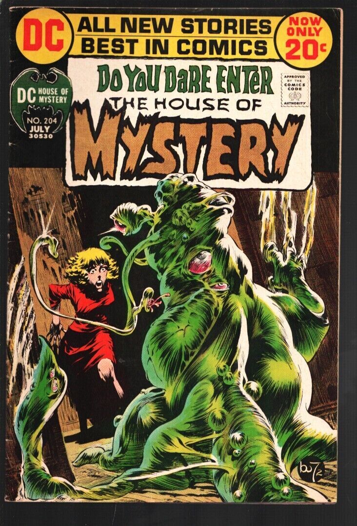 House of Mystery #204 1972-DC-Berni Wrightson cover & story art-Horror ...