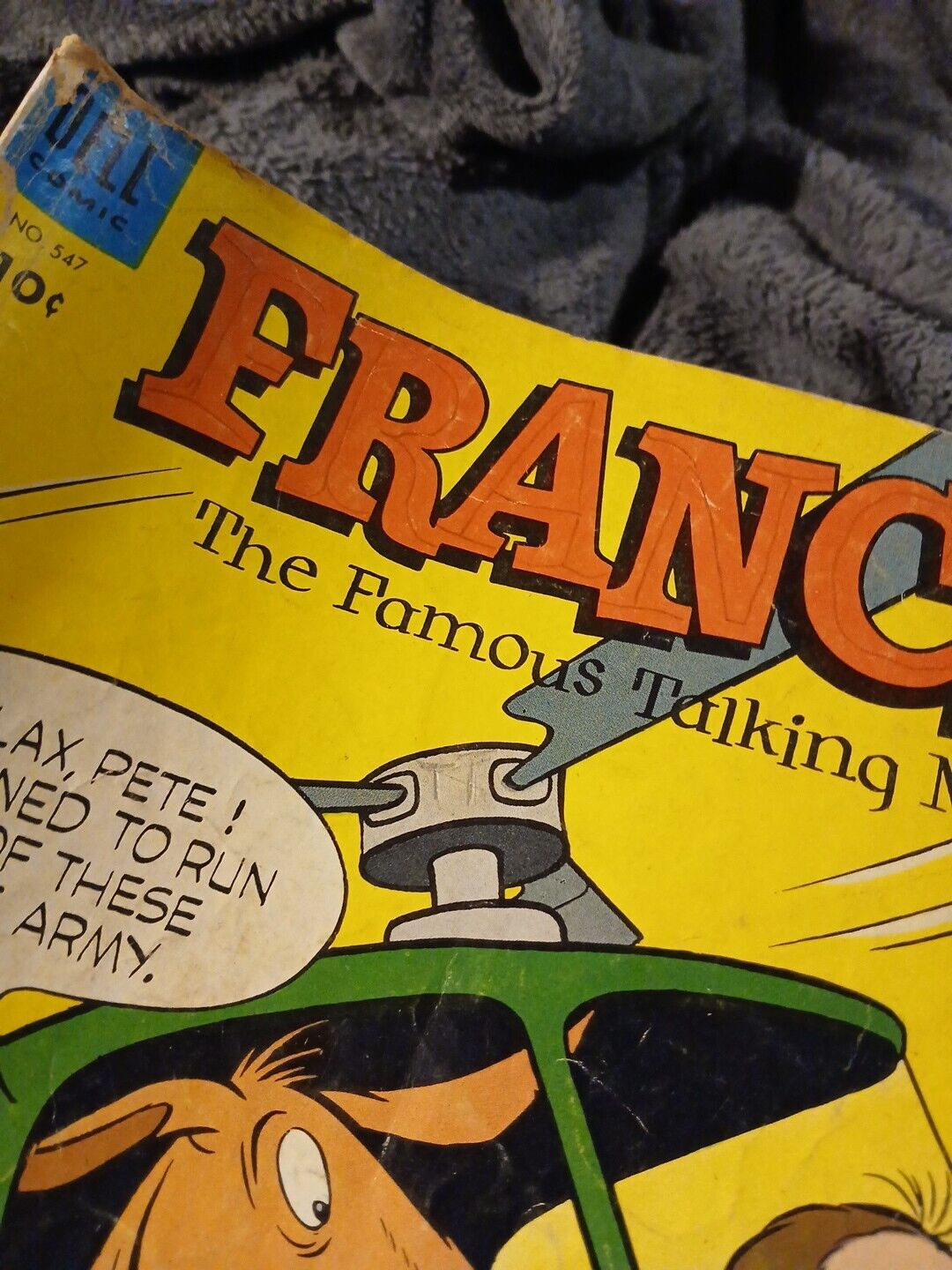 Four Color Comics #547 Francis Famous Talking Mule *1954 Dell Golden ...