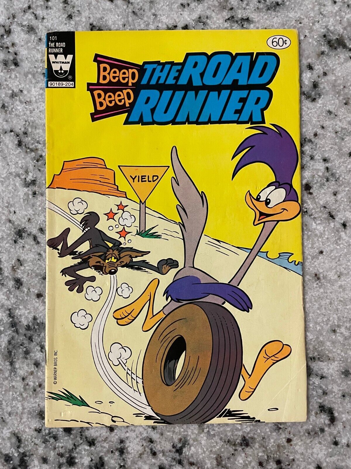 Beep Beep The Road Runner # 101 FN Whitman Gold Key Comic Book Coyote 3 ...
