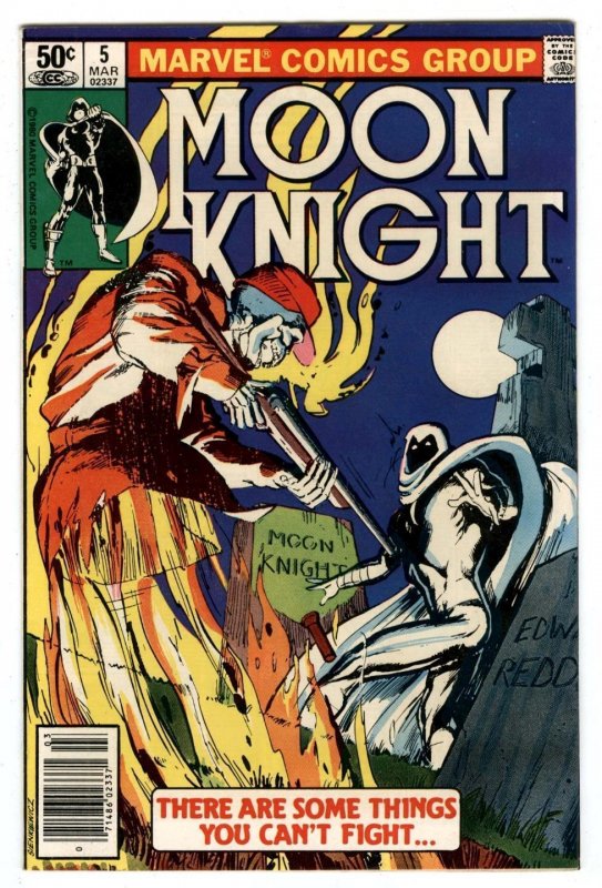 MOON KNIGHT #5 1st Redditch Parkins Creach 1981 Bill Sienkiewicz MCU ...