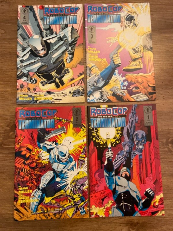 Robocop Versus The Terminator Complete Dark Horse Comics LTD Series 1 2 ...