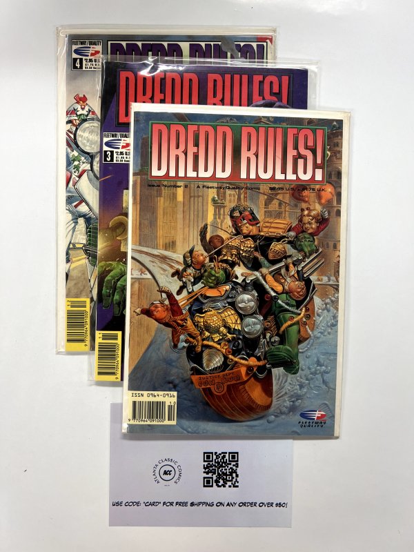 3 Dredd Rules Fleetway Quality Comic Books # 2 3 4 92 JS18 | Comic Books - Copper Age, Judge ...