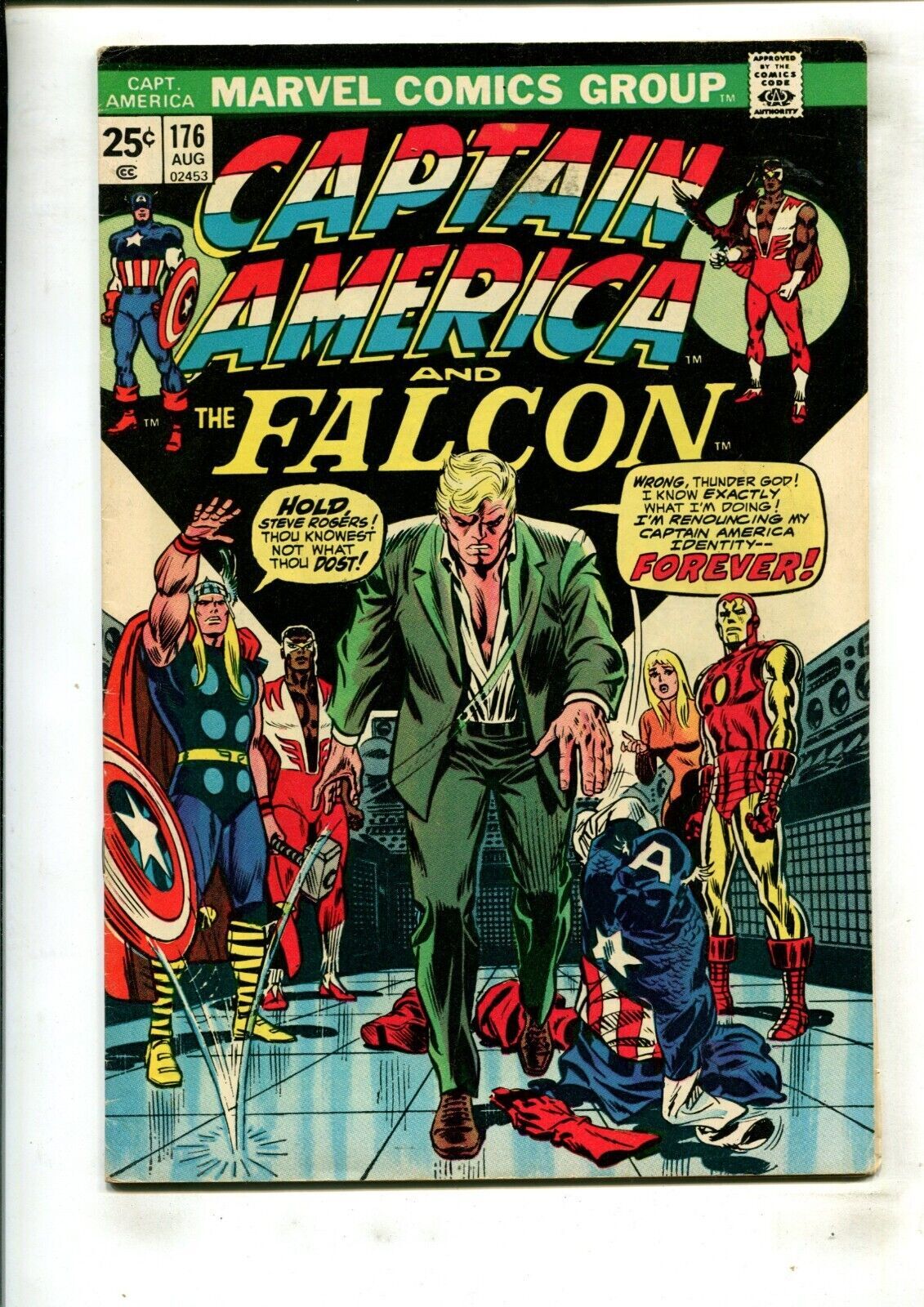 Captain America #176 (6.0) 1st Moonstone!! 1974 | Comic Books - Bronze ...