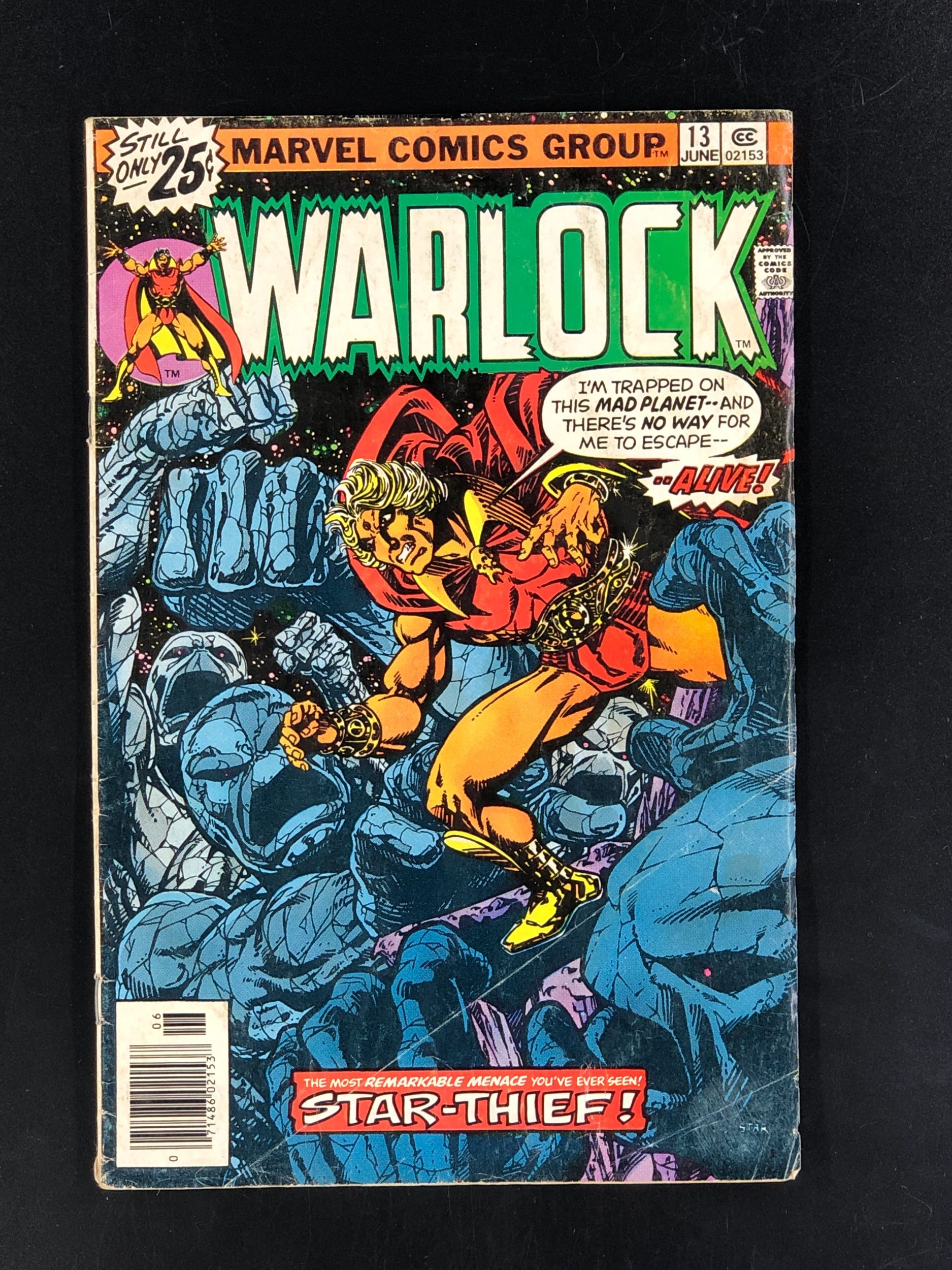 Warlock #13 (1976) GD 1st Star-Thief | Comic Books - Bronze Age, Marvel ...