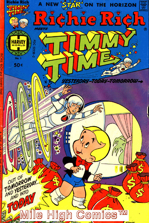 RICHIE RICH AND TIMMY TIME (1977 Series) #1 Good Comics Book | Comic ...
