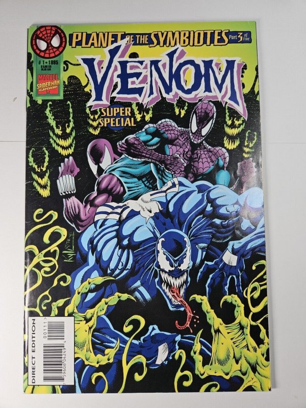 Venom Super Special #1 VF- Planet Symbiote PT3 Marvel Comics C145A ...
