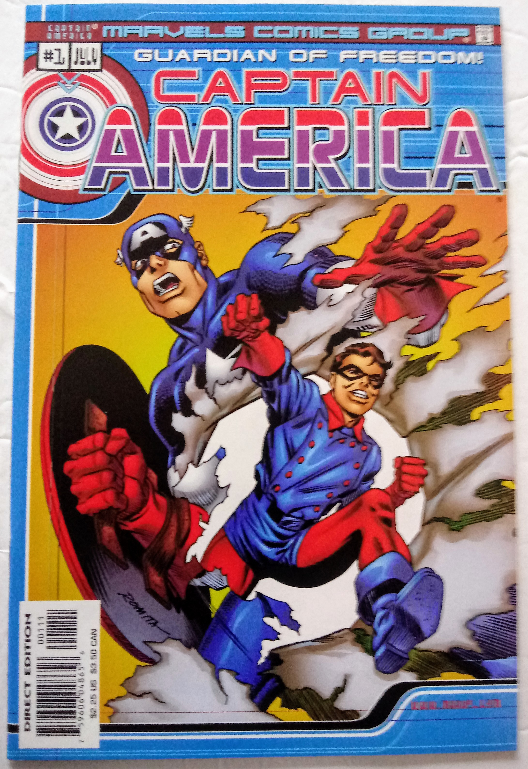 Captain America: Guardian of Freedom #1 (2000) Marvel Comics Id#Mbx2 ...