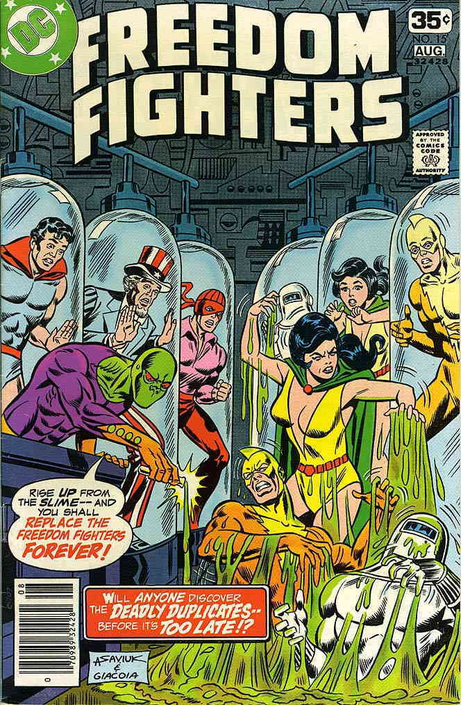 Freedom Fighters #15 VG ; DC | low grade comic Last Issue Uncle Sam ...