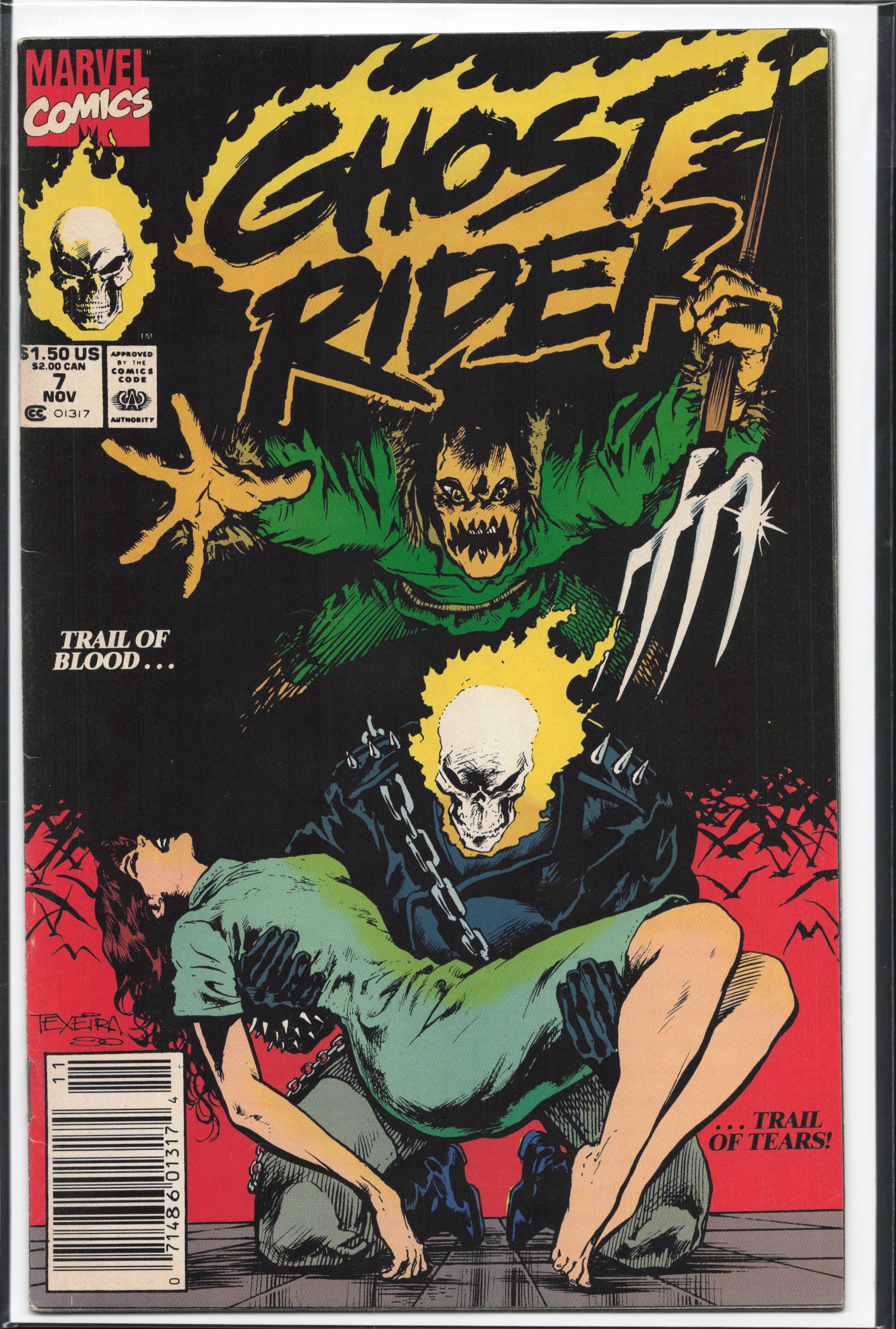 Ghost Rider #7 (1990) Ghost Rider | Comic Books - Copper Age, Marvel ...