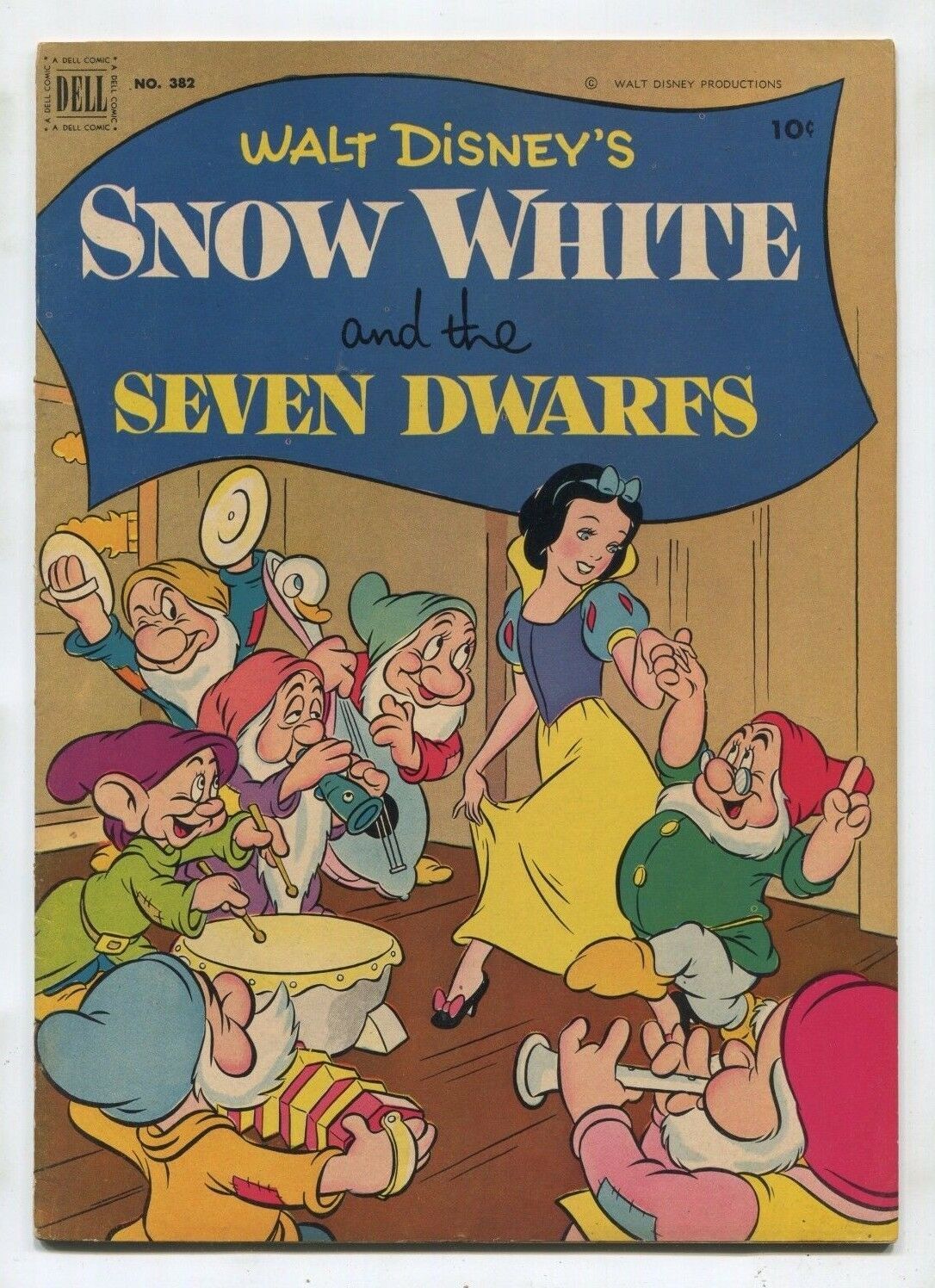 4 Color Walt Disney's Snow White and the Seven Dwarfs #382 (6.0) 1952 ...