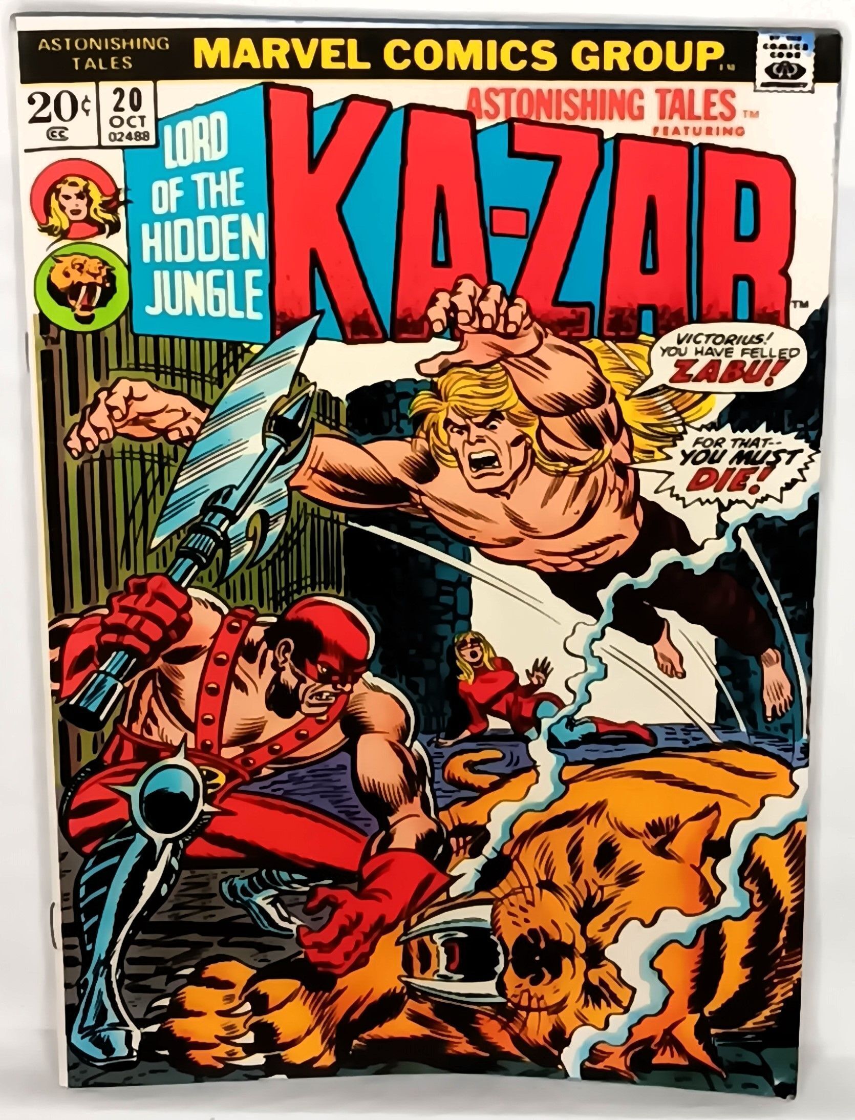 Astonishing Tales #20 Ka-Zar Lord of the Hidden Jungle Marvel (1973 ...