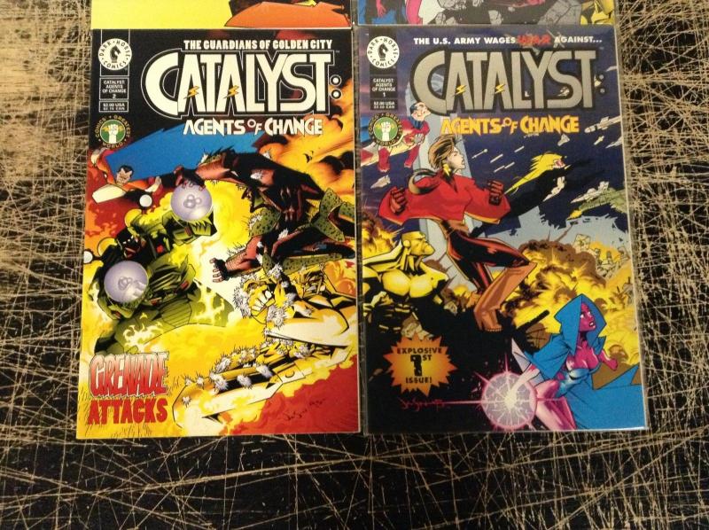Catalyst Agents Of Change Dark Horse Comic Books Limited Series # 1 2 3 ...