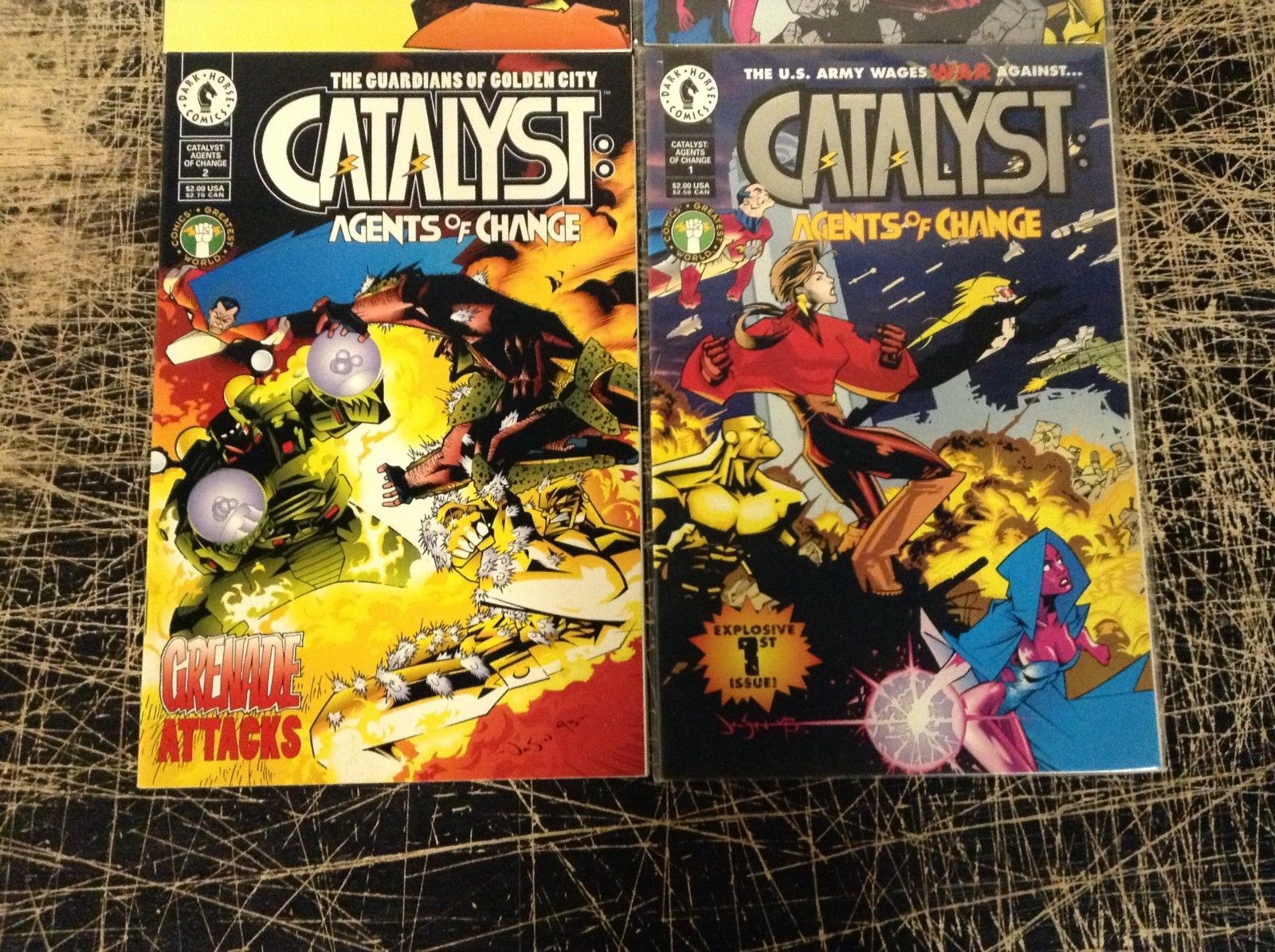 Catalyst Agents Of Change Dark Horse Comic Books Limited Series # 1 2 3 ...