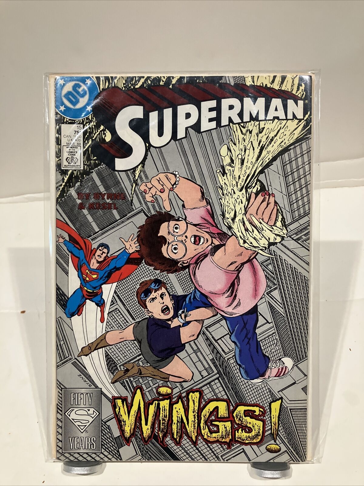 Superman #15 Wings Karl Kesel John Byrne 1988 DC Comics | Comic Books ...